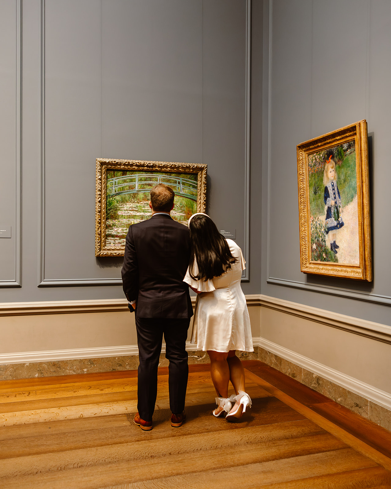 Romantic Art Museum Engagement Photos in Washington DC - Juliana Wall ...
